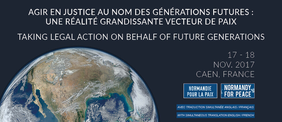 Back to : Colloquium Acting in Justice in the Name of Future ...