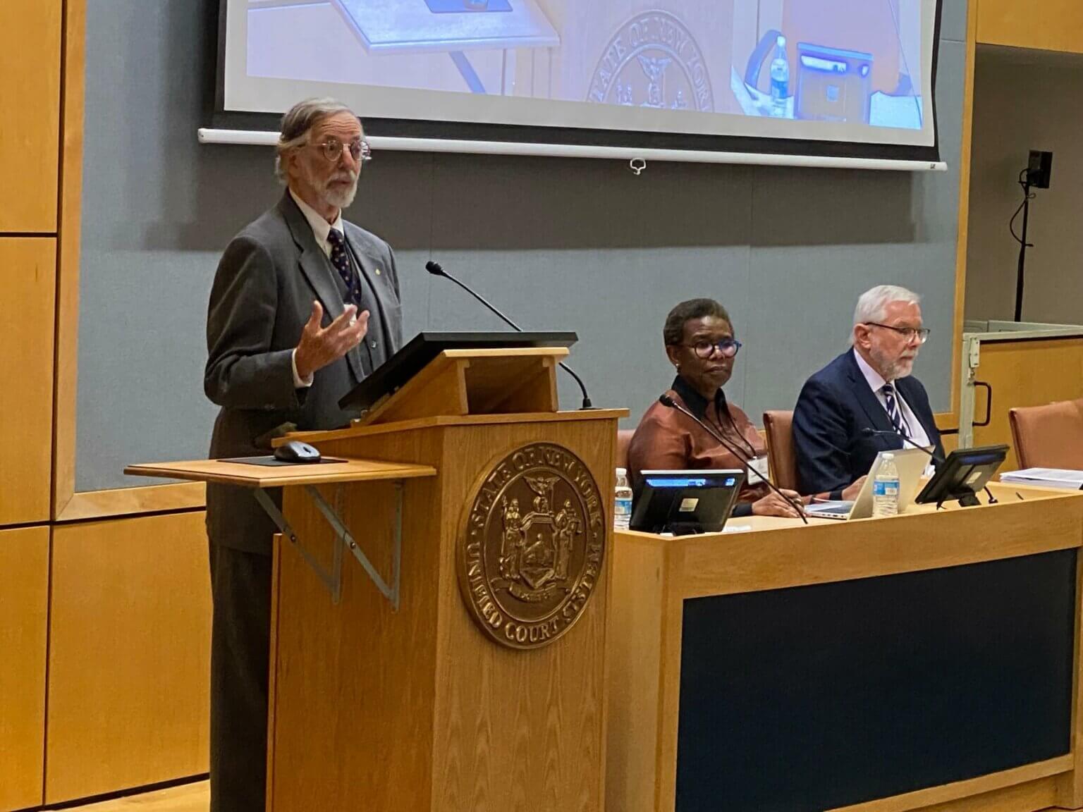 Lecture at Haub Law School, Pace University - International Environmental Law Class - Normandy ...